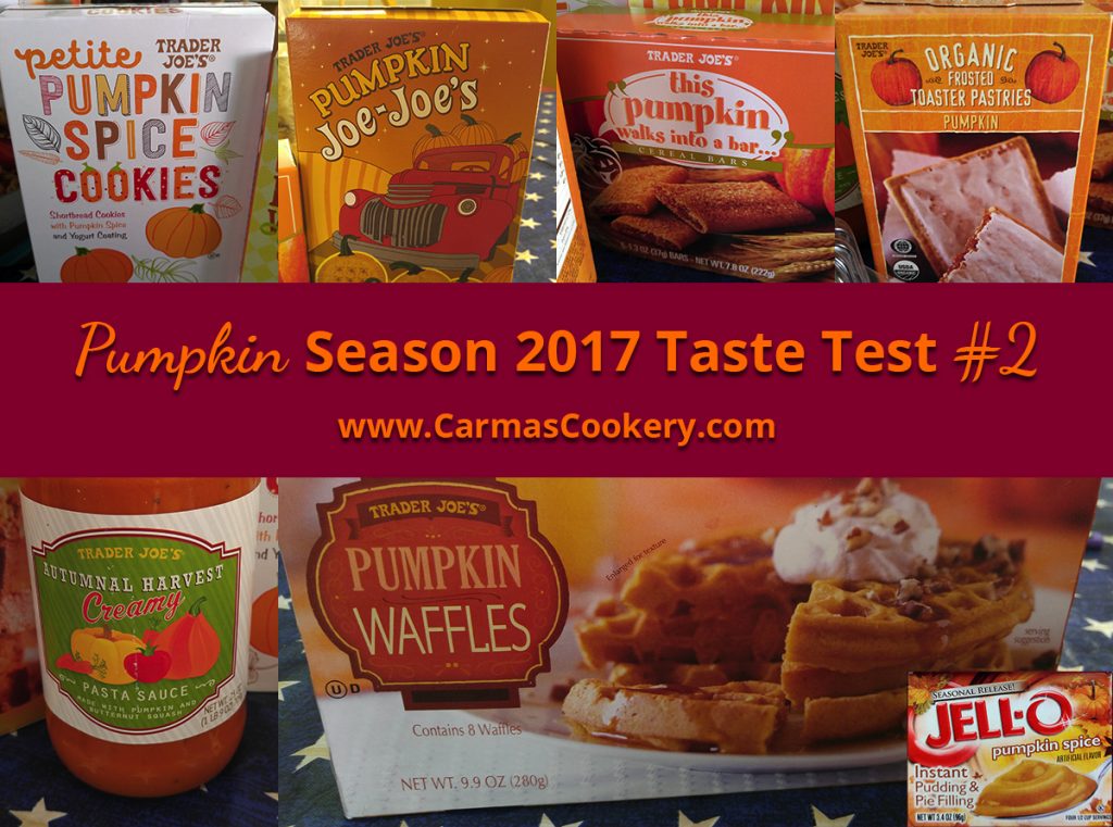 Pumpkin Season 2017 Taste Test #2 - Carma's Cookery