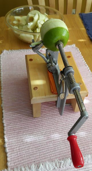 How To Use an Apple Peeler-Corer - Carma's Cookery